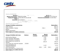 Como ver e imprimir la Factura de Cantv 2023 - Cosas y gente de Venezuela